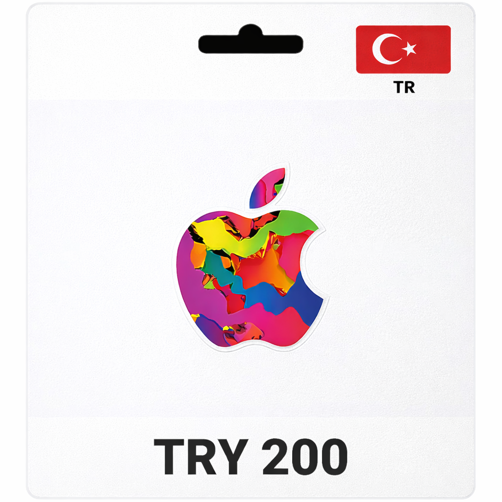 Подарочная карта Apple iTunes 200 TL Турция / iCloud, AppStore, Apple Music / Gift code
