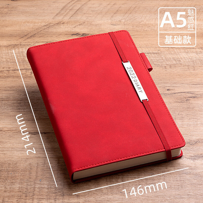 Настраиваемый ежедневник-планер с печатью логотипа, ремешком, расписанием и журналом событий, оптовая продажа ежедневников на 365 дней.