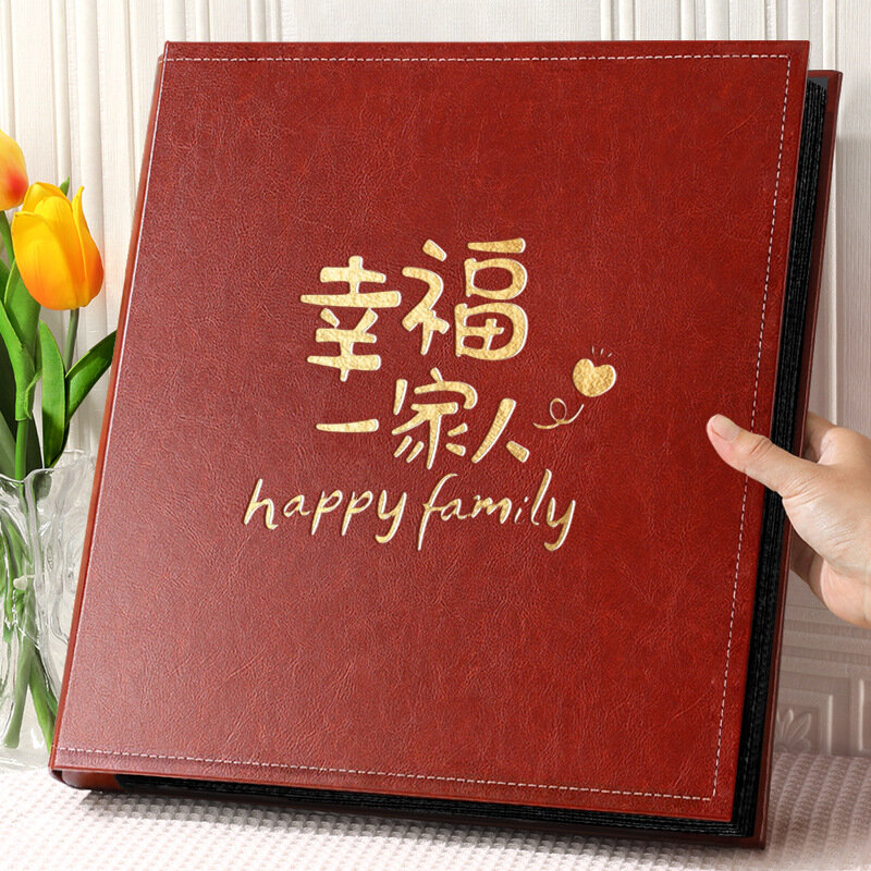 6-дюймовый фотоальбом на 1000 фотографий, семейный фотоальбом большой вместимости, памятный альбом 5inch для пары с проложенными страницами для хранения фотографий.