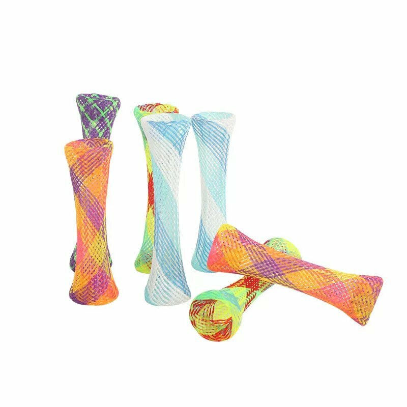 Кошачья игрушка-пружина, 4 штуки в случайных цветах, прочная эластичная игрушка для точения когтей и игр, безвредный