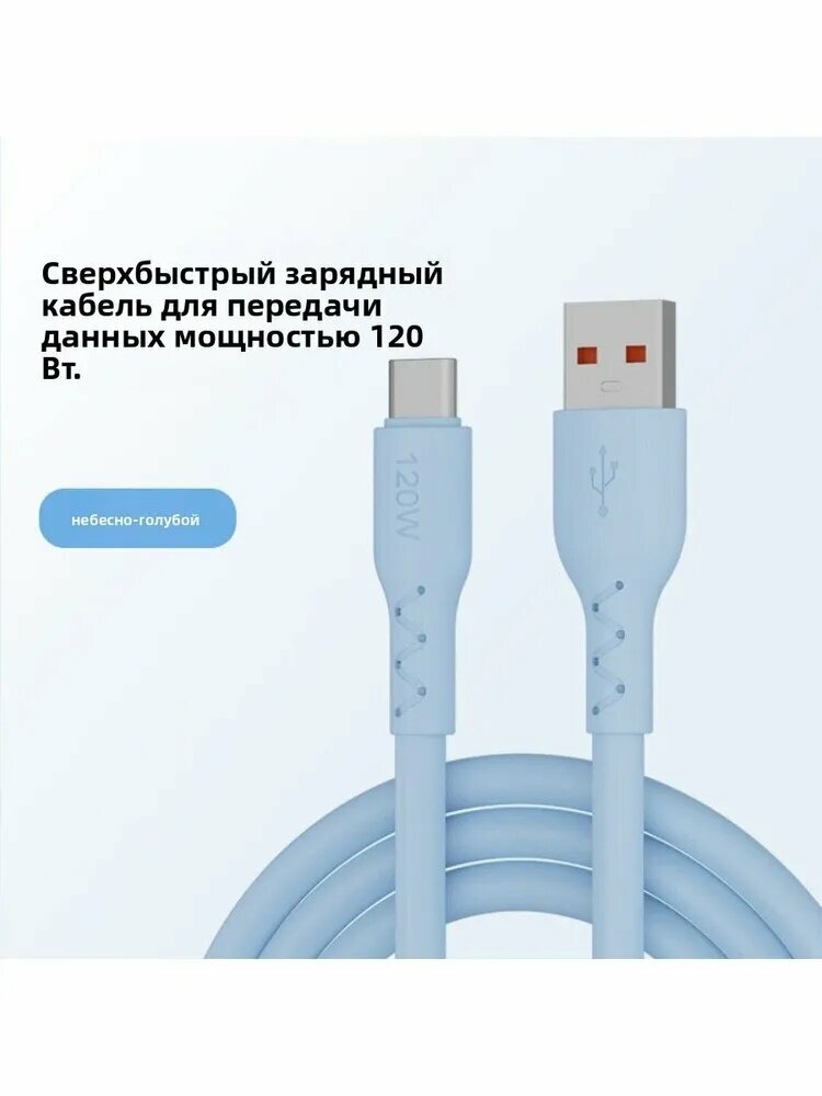 Кабель для мобильных устройств ATX 20+4-pin/ATX 20+4-pin, 1.0 м, синий