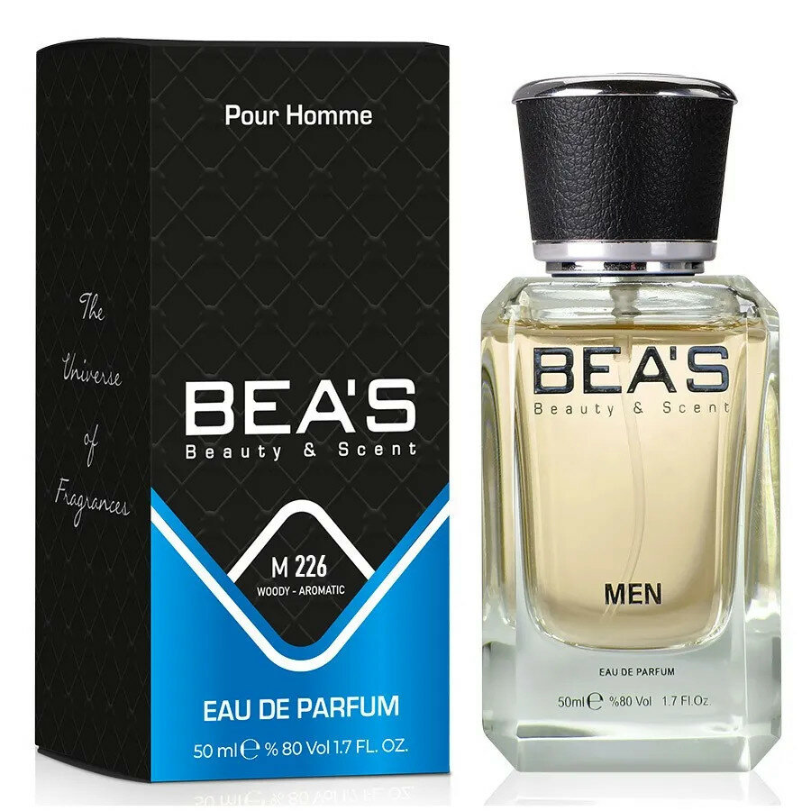 Code Black / Код черный Духи мужские BEA'S Men M226, флакон 50мл — фото 1