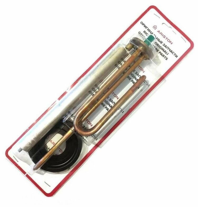 Запчасть для водонагревателя Нагревательный элемент 1500W 230V Ariston (анод) (65111790+65180342-RU)