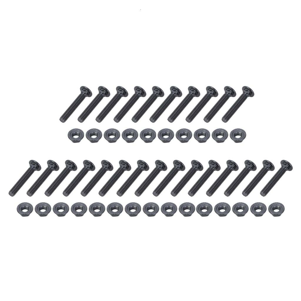 Комплект каретных болтов и гаек М8×60 мм