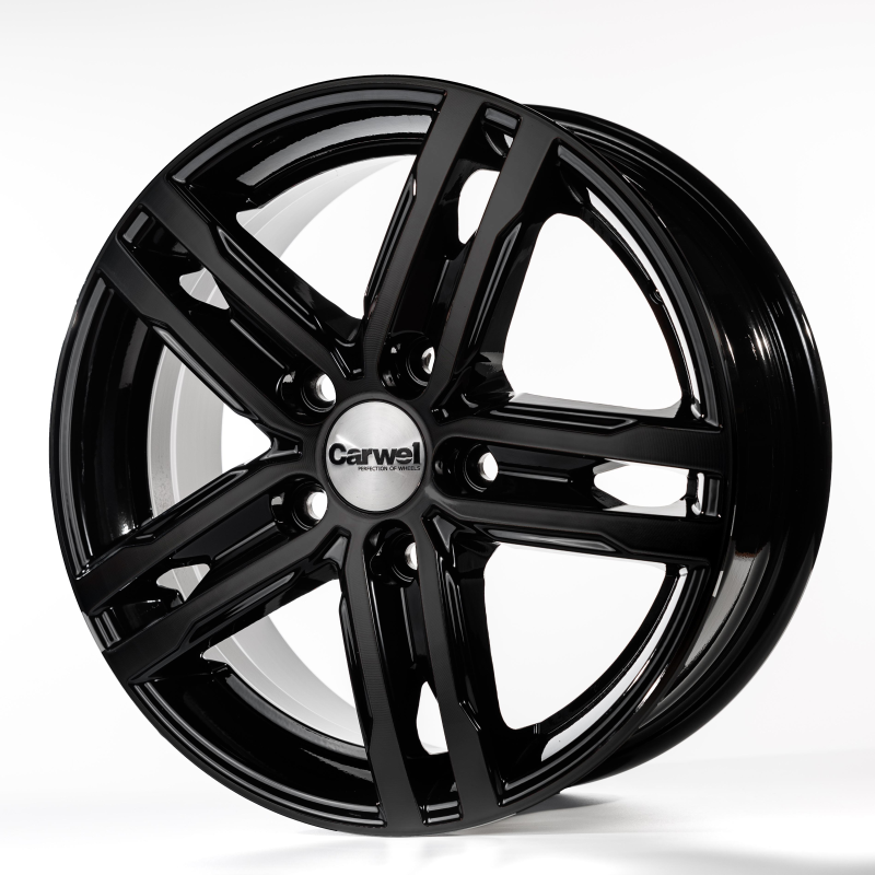 Диск колесный Carwel Волга 178 6,0x15 5x100 Dia57.1 ET38 цвет BK
