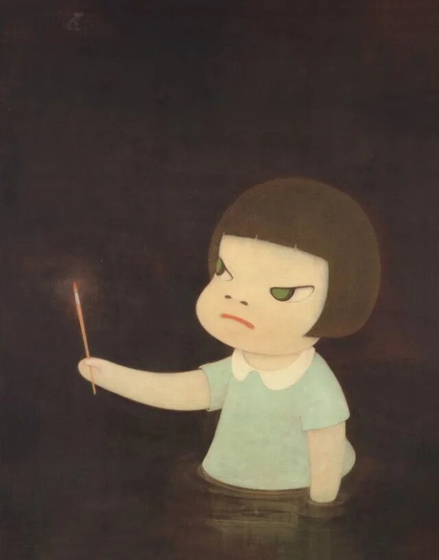 Yoshitomo Nara Dream Doll Печать на холсте 1, 40X50cm Unframed