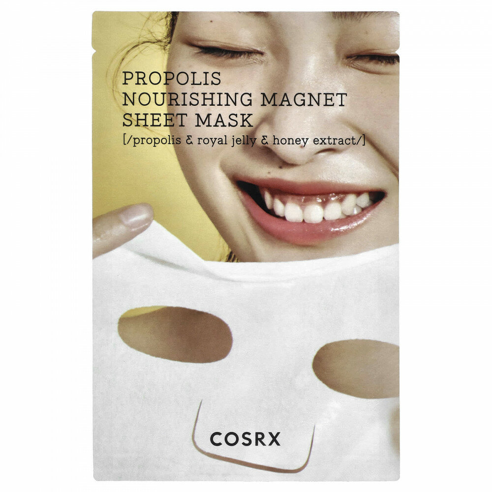CosRx, Питательная тканевая маска с прополисом, 25 мл (0,84 жидк. унц.)