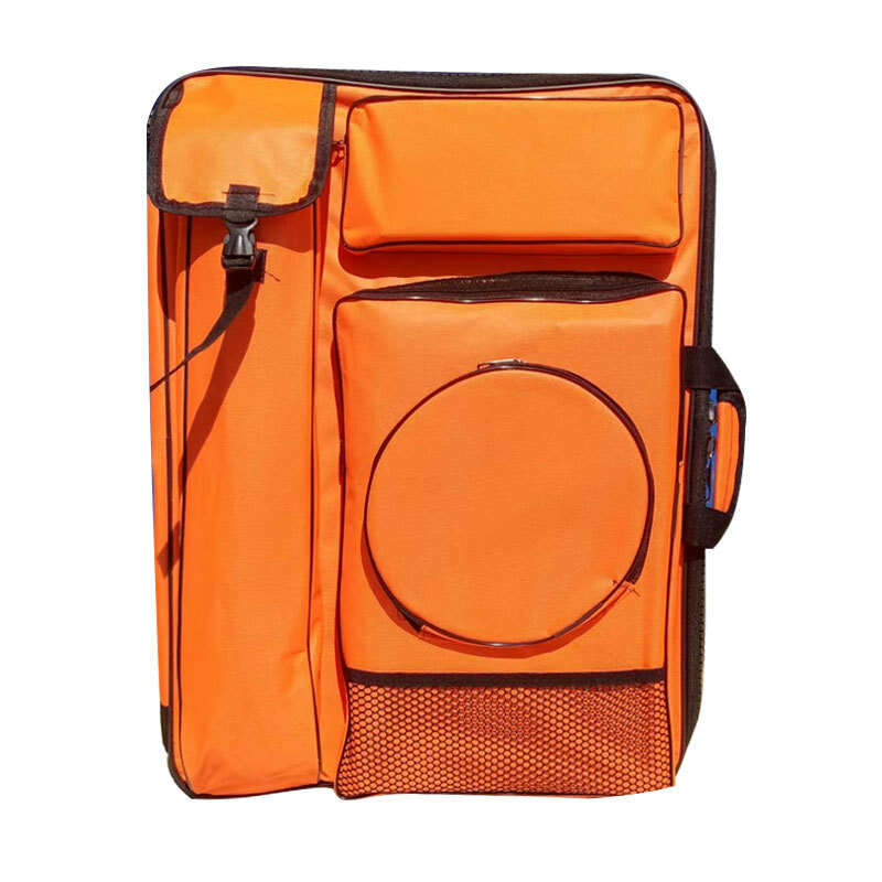 Самостоятельно изготовленная и продаваемая сумка для художественных работ в формате 4K, утолщенная водонепроницаемая сумка для холстов с большой молнией, рюкзак для скетчинга.