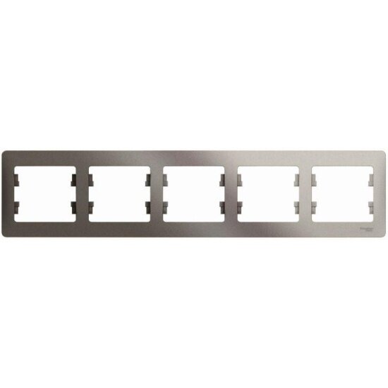 Рамка Systeme Electric (schneider Electric) SCHNEIDER ELECTRIC GLOSSA горизонтальная, GSL001205