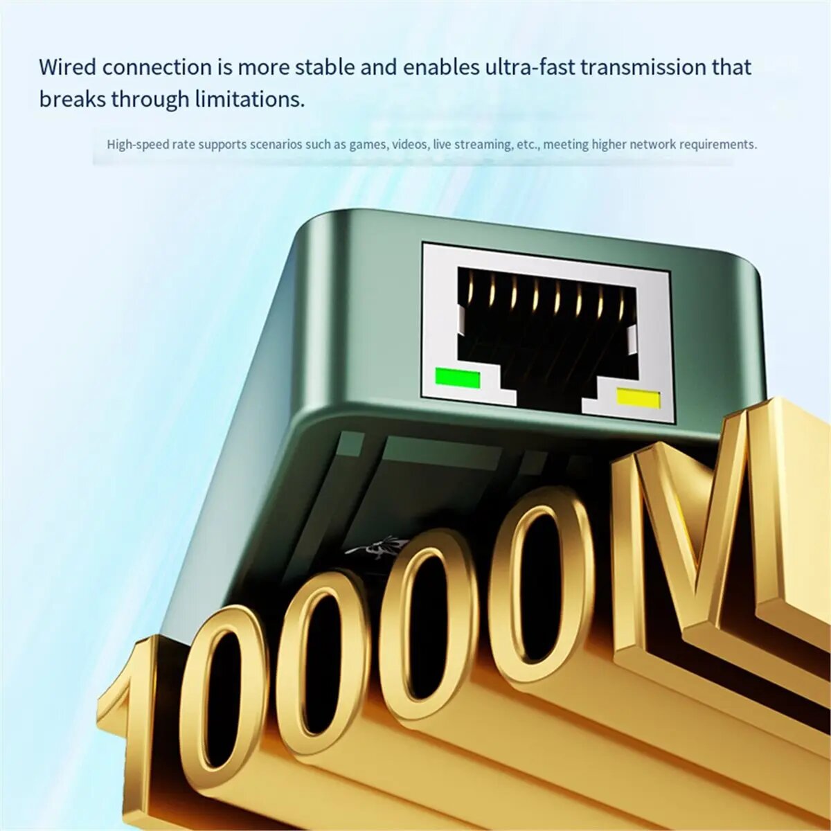 Ethernet-адаптер USB-C 10 Гбит Realtek