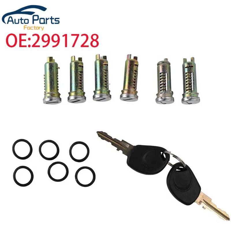 Новый цилиндр дверного замка автомобиля с двумя ключами для Iveco Daily 1990-2006 2991728