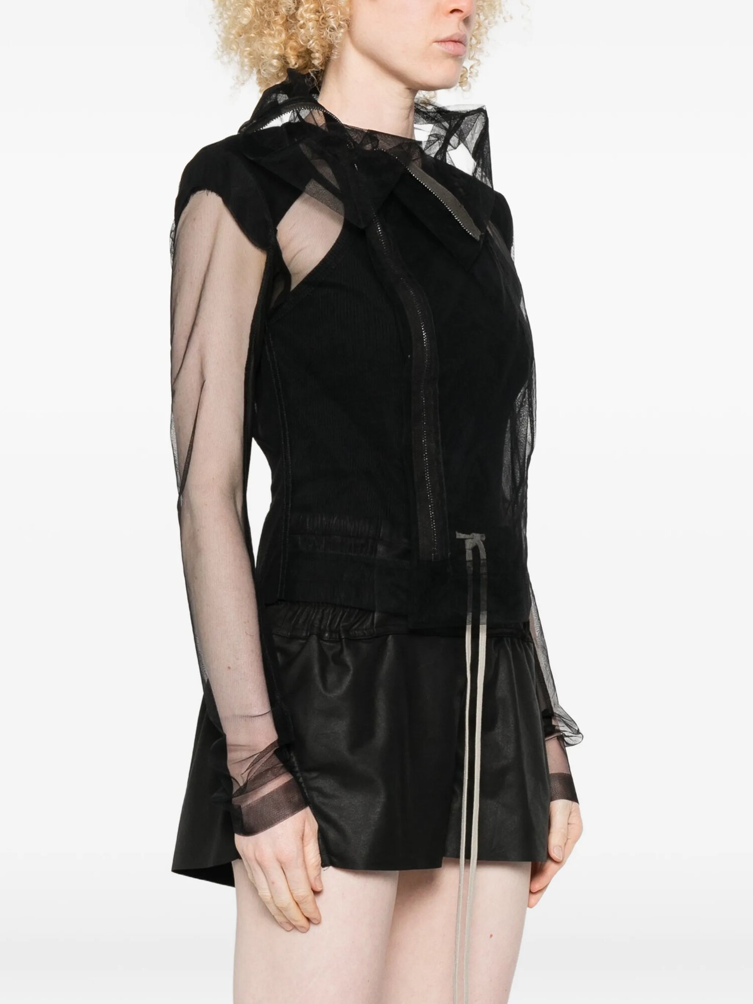 Куртка Rick Owens Classic Biker, размер 42, черный — фото 1