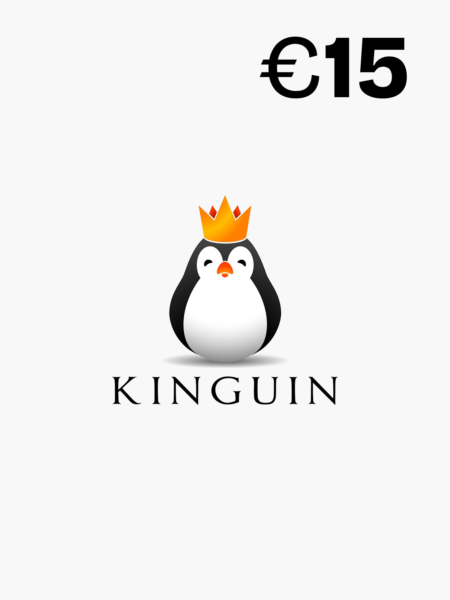 Подарочная карта Kinguin на 15 EUR Евро | НЕ РФ/СНГ | Оригинальный код