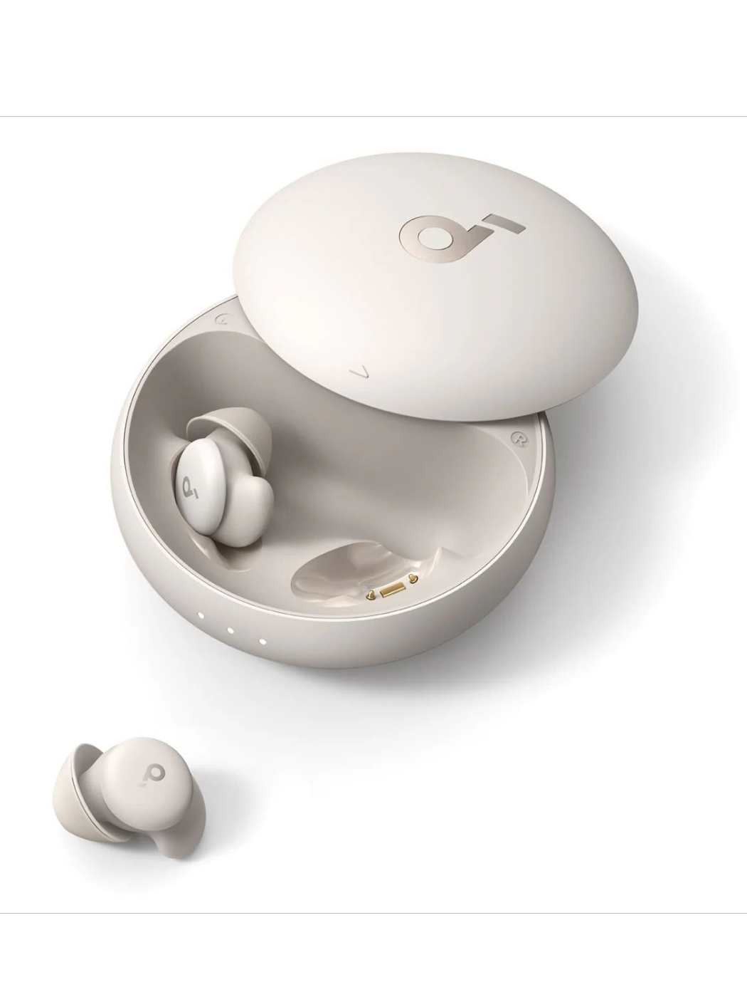 Беспроводные наушники Soundcore Anker Sleep A20, шумоподавление, бежевый, 1 наушник