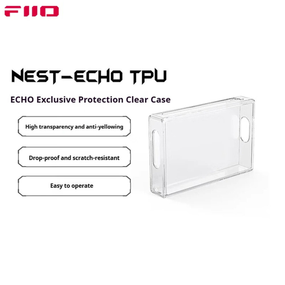FIIO Snowsky NEST-ECHO TPU ECHOМузыкальный проигрыватель ECHO прозрачная оболочка защитная оболочка