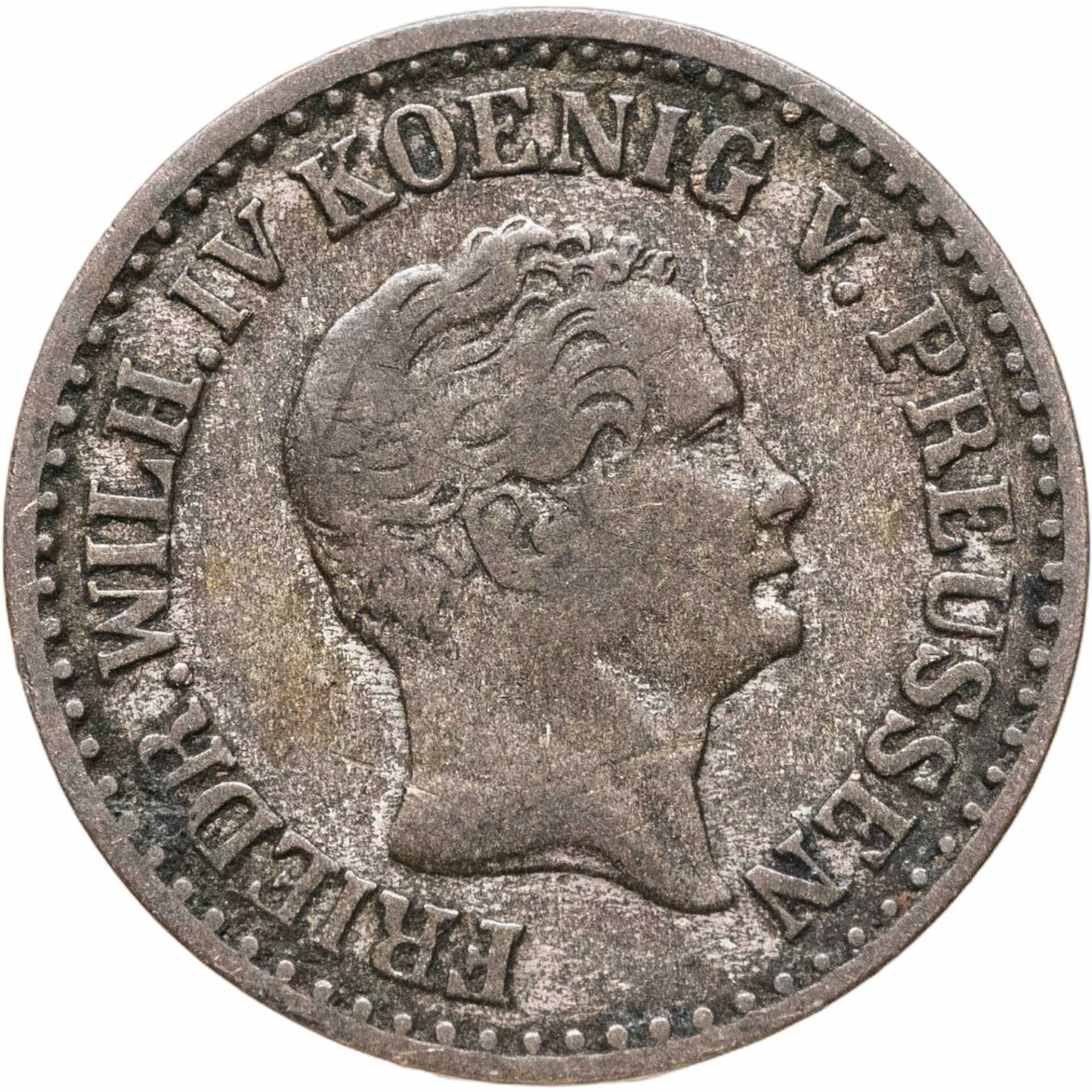 Германия Пруссия 1 грош 1847 А, Серебро 222, в сохранности VF