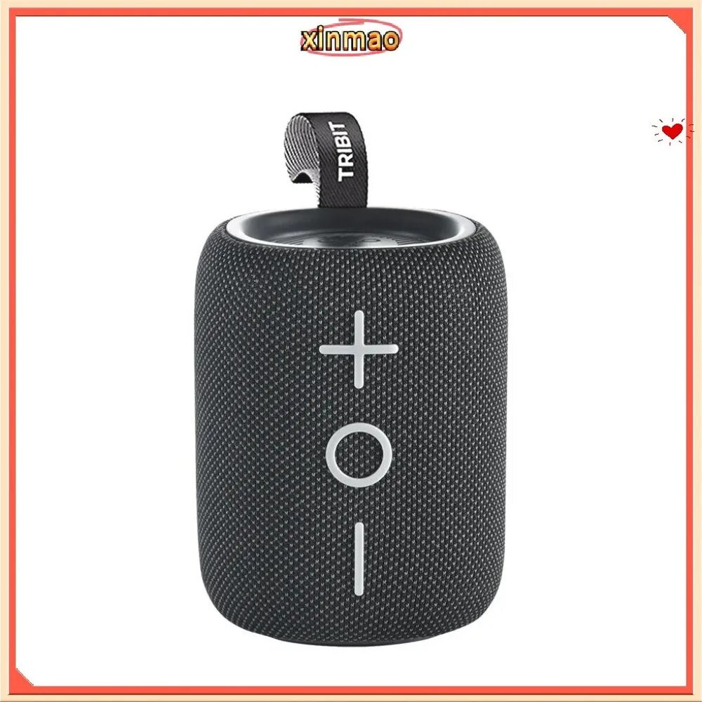 TRIBIT StormBox Мини-динамик Bluetooth, 12 Вт, поддержкой XBass, светодиоды, время воспроизведения 12 часов, Водонепроницаемость IPX7