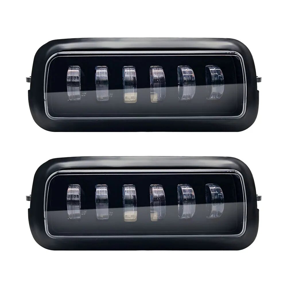 Светодиодные дневные ходовые огни с ходовым поворотным сигналом из ПММА/АБС-пластика для drl004