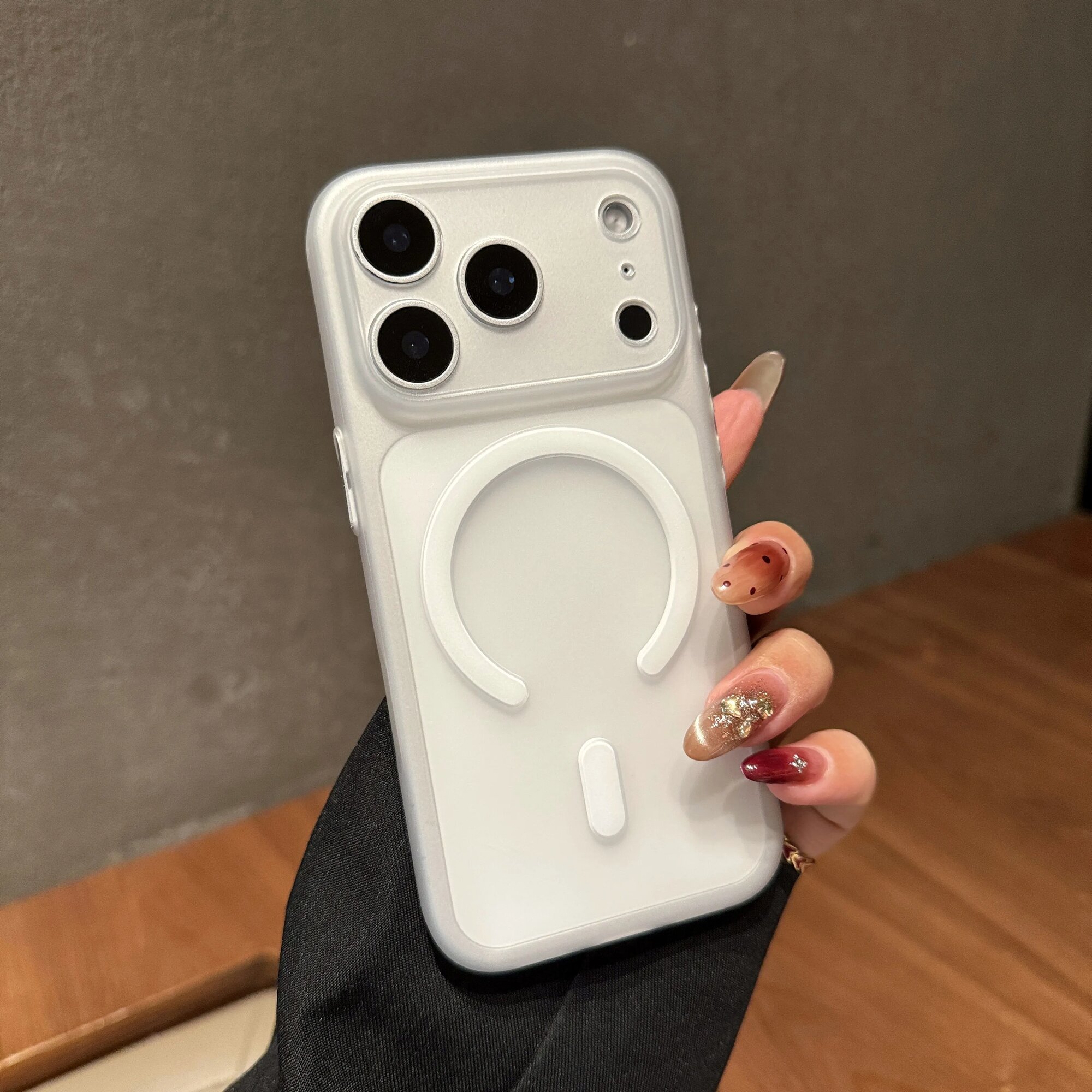 Матовый чехол для Magsafe iPhone 17 Pro Max Air 16 Plus 15 14 13 12 17 Pro Mag Safe, защита объектива камеры, чехол для телефона, аксессуары