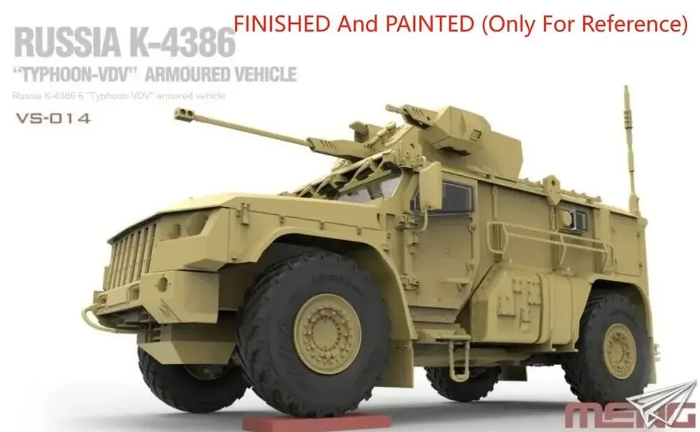 Сборная модель RUSSIAN K-4386 TYPHOON-VDV ARMORED VEHICLE 1/35 Scale — фото 1