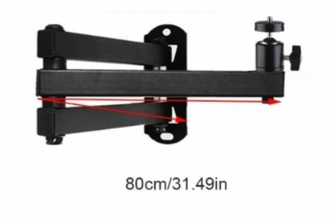 (1 шт.) Настенное крепление для проектора три кронштейна 80 см
