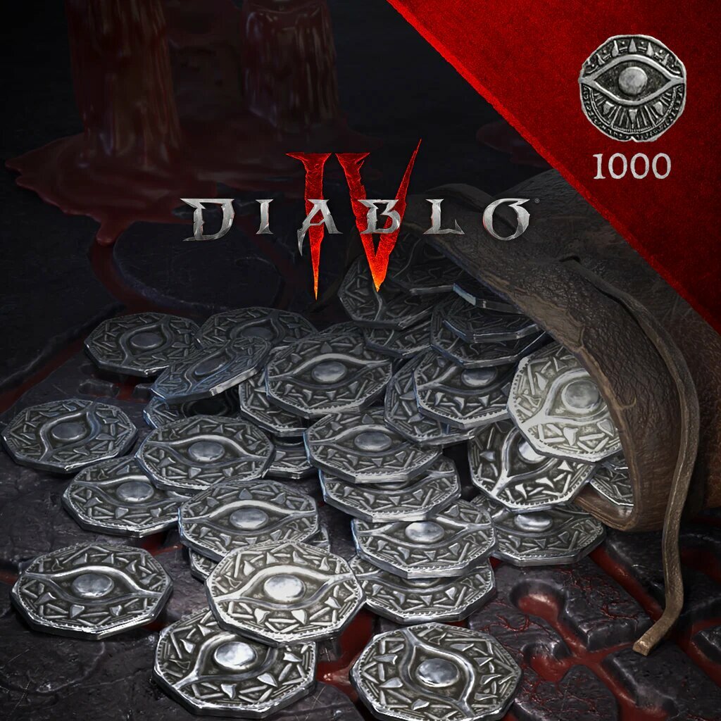 Дополнение Diablo IV - 1000 Platinum, цифровое издание PlayStation 4 и PlayStation 5, регион Турция / код пополнения баланса