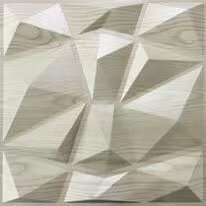 Textured Wall Panels, Rhombus Design, Decorative 3D Panels for Interior Decor, 20 pack 50*50cm