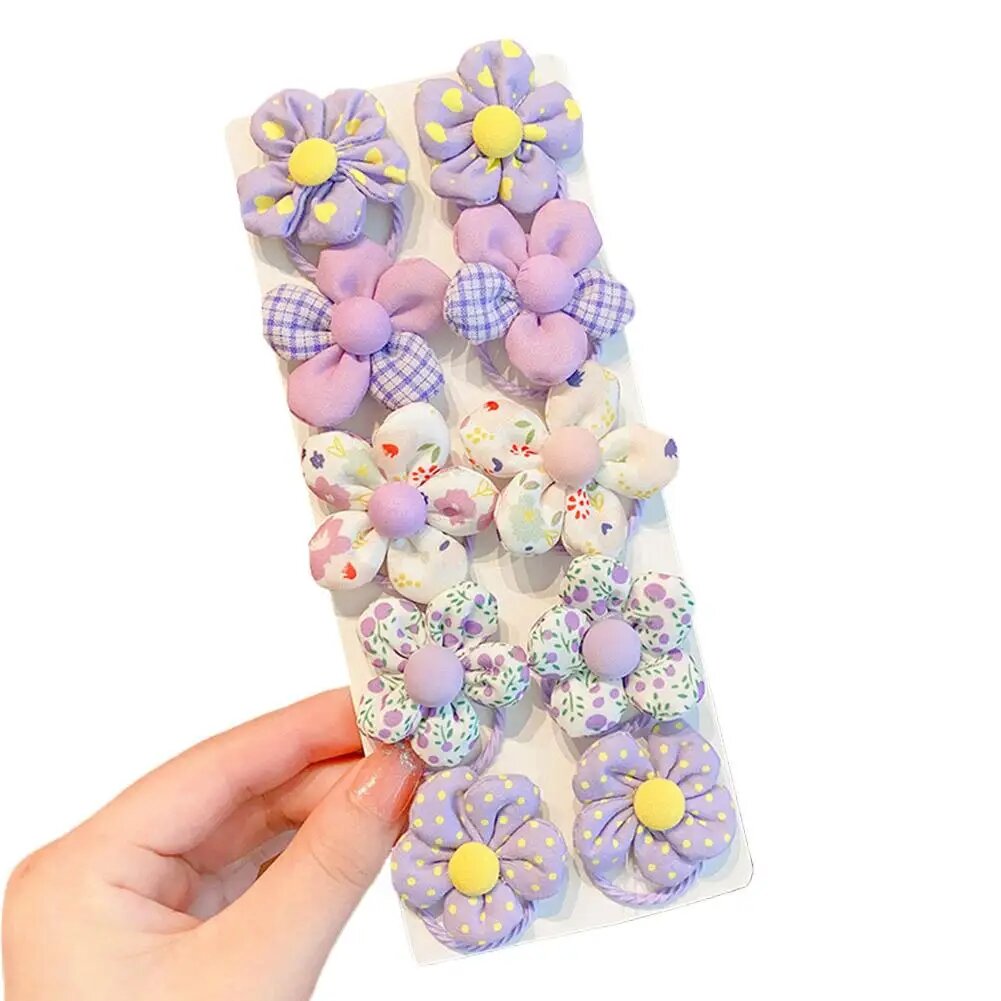 Детские резинки для волос Flower Hair Bands, Цвет: C