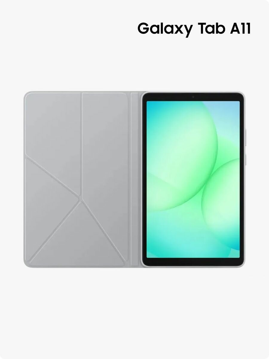 Чехол Book Cover для Samsung Galaxy Tab A11, белый чехол-обложка с подставкой
