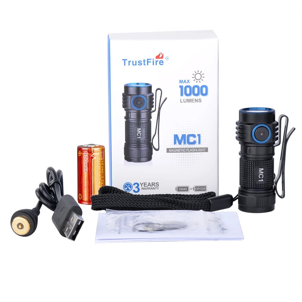 TrustFire MC1 USB-фонарь 1000 люмен