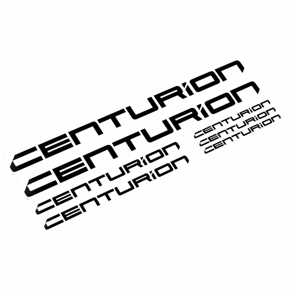 Наклейки Centurion черные для велосипеда