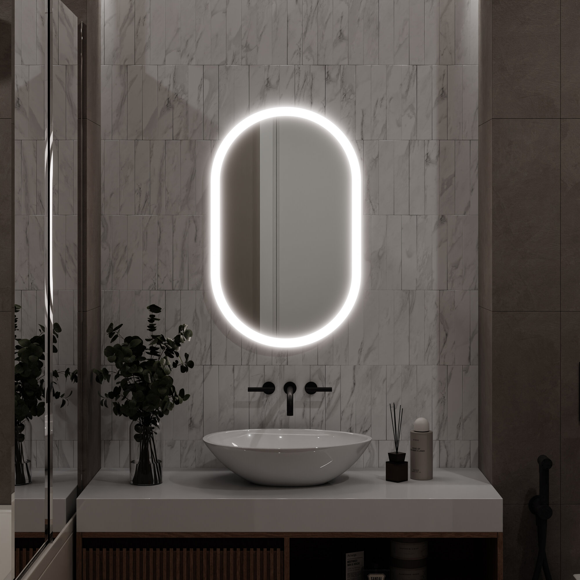 Зеркало Кант Ультра 8 75x126 см