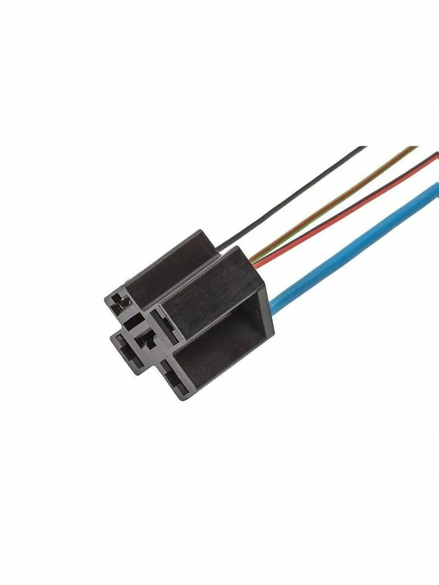 Разъём 4 контакта к универсальному реле для ГАЗ, ВАЗ, УАЗ