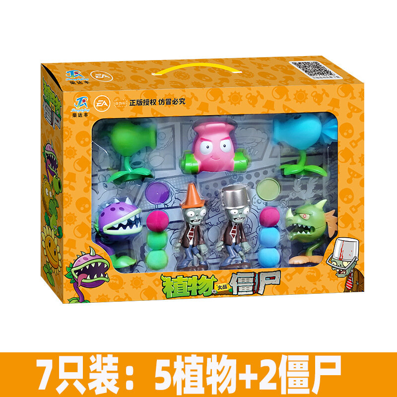 Кукла "Plants vs. Zombies", мягкая и жесткая, 7 наборов