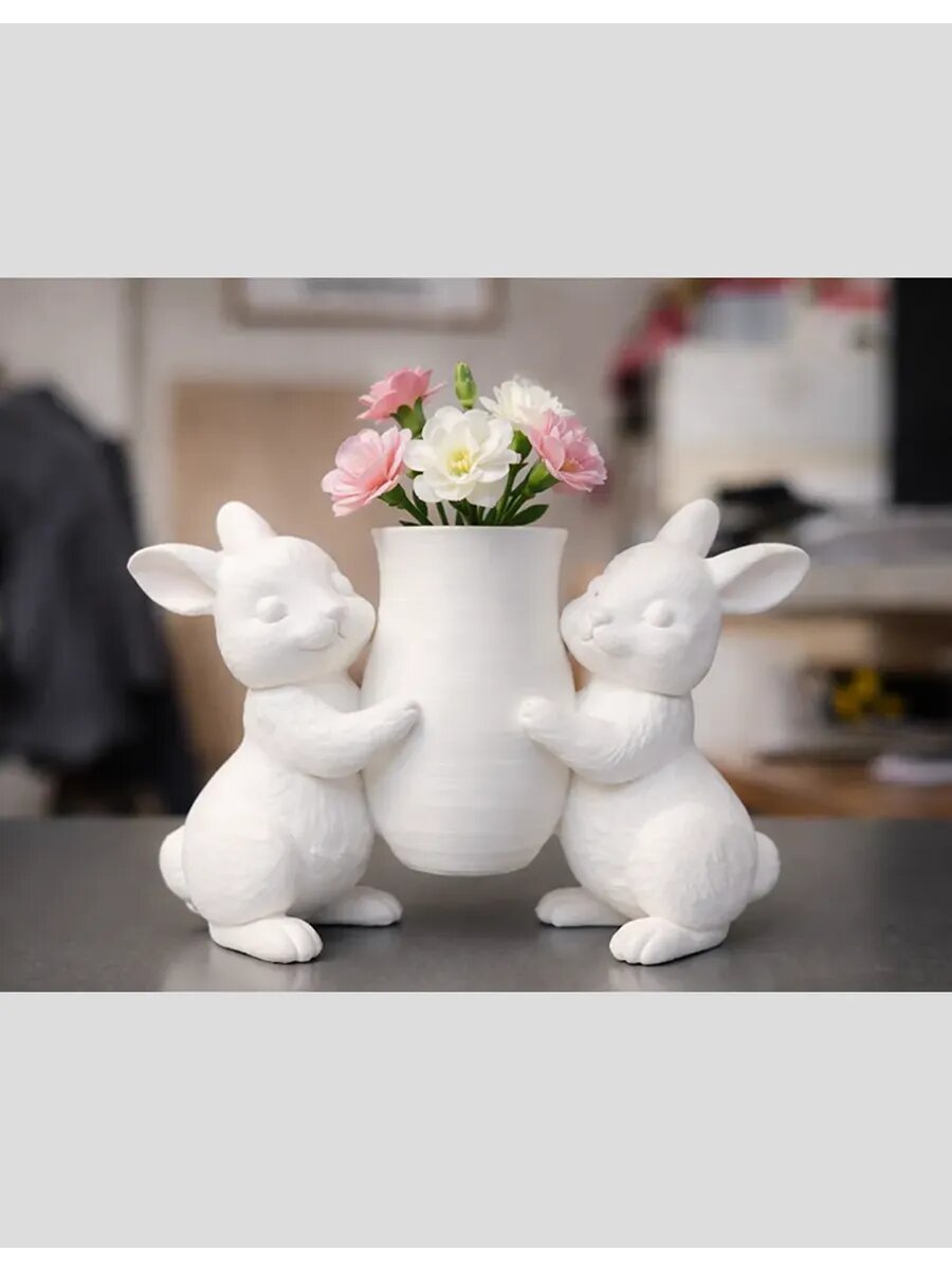 Декоративная ваза «Зайчики»