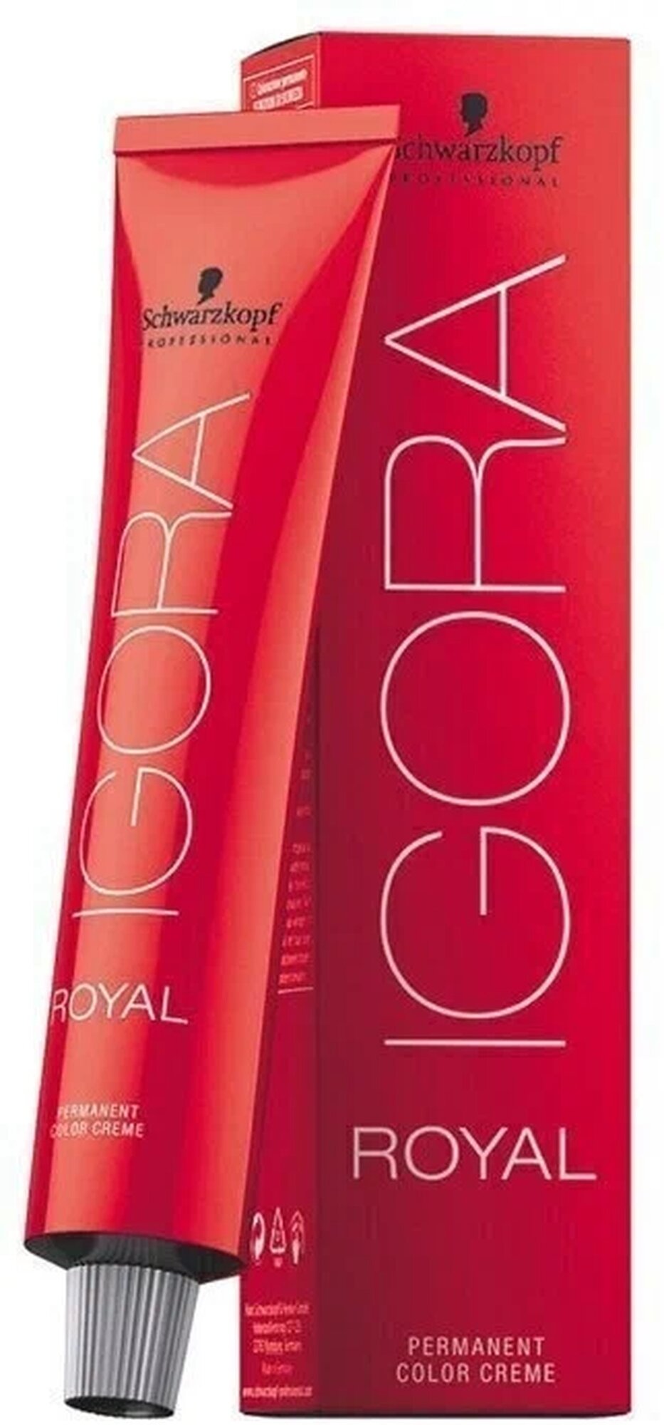 Schwarzkopf Professional Royal крем-краска, 6-77 темный русый медный экстра, 60 мл