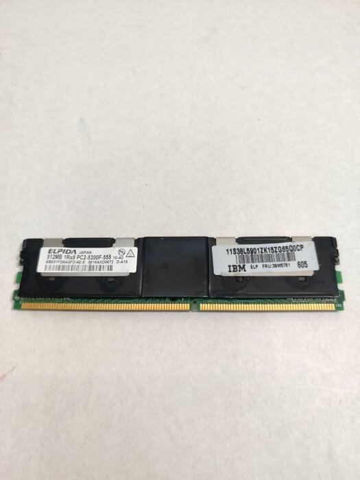 Оперативная память сервера Elpida EBE51FD8AGFD-6E-E DDR2-5300F 512Mb