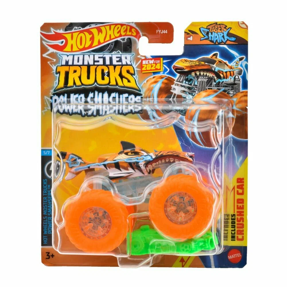 Машинка Hot Wheels Монстр-трак коллекционная модель - TIGER SHARK
