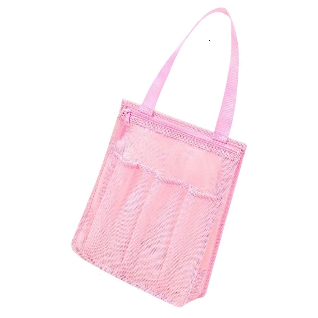 Сетчатая подвесная сумка для душа, Розовый