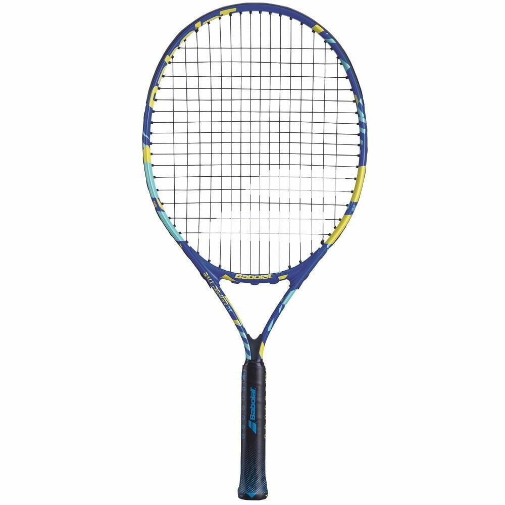 DECATHLON ракетка для большого тенниса Babolat Ballfighter Junior 23, синий, желтый, светло-голубой, размер 23 дюйма