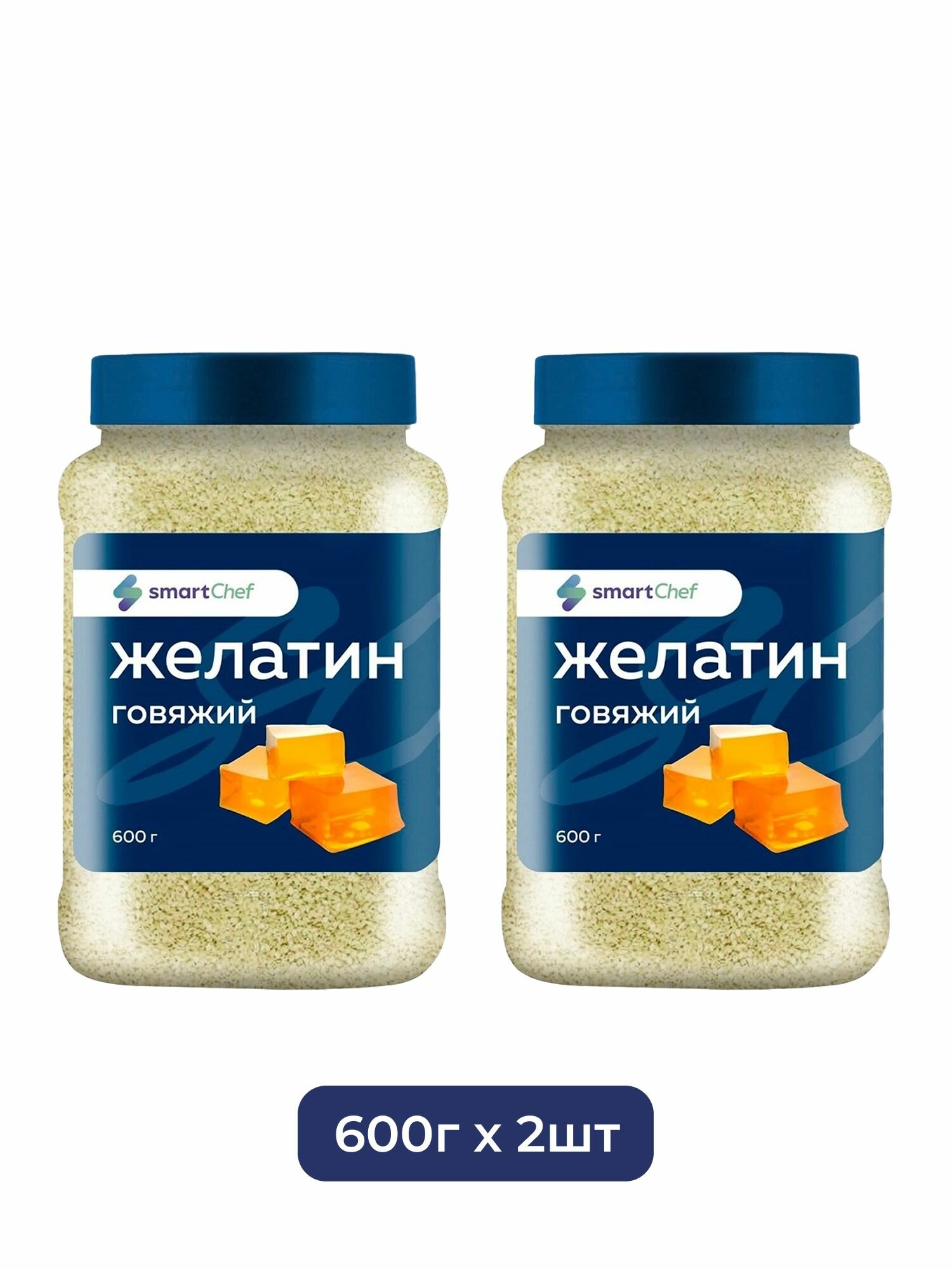 Желатин Smart Chef Говяжий 180 Блюм 600г х 2шт.