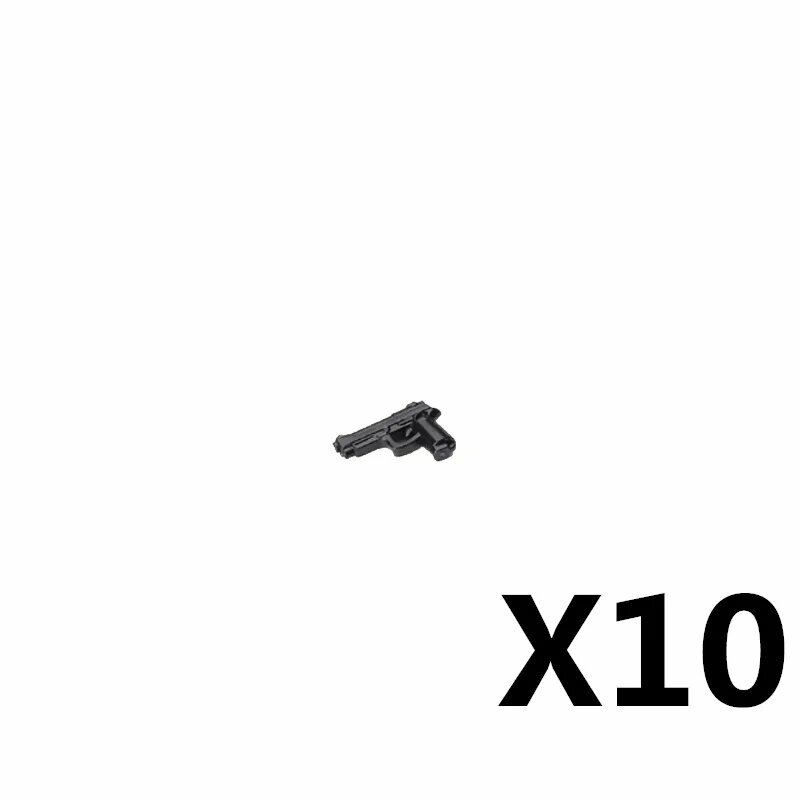 Блочный конструктор солдата BRICKPANDA T051 Черный, WG316-10PCS