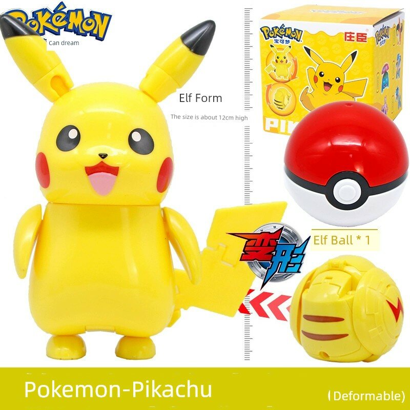 Игрушки Pokémon от Johnson & Johnson, куклы Pokémon Пикачу, покемон-шары, трансформируемые детские украшения, фигурки