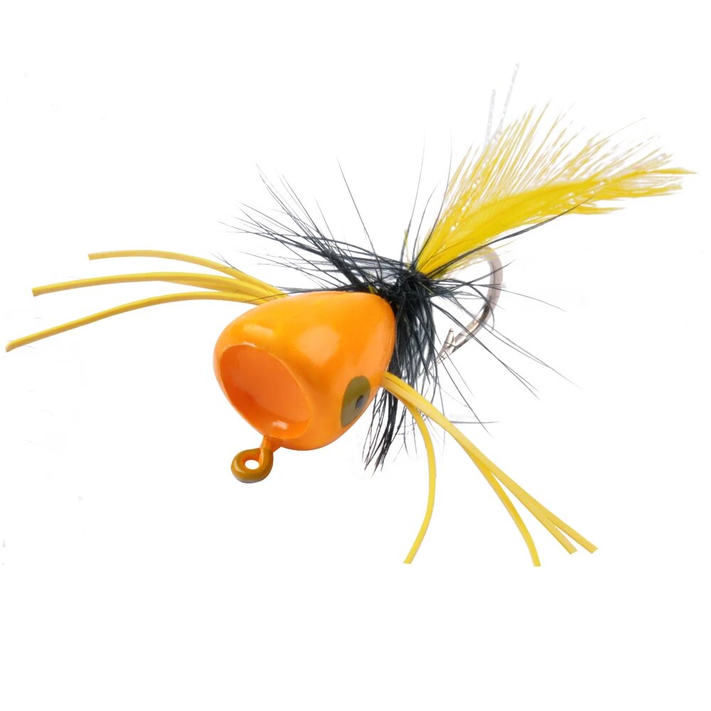 5 шт. пенопластовые приманки для рыбалки нахлыстом, попперс, плавающие сухие мухи, наживка для насекомых, стример, искусственная приманка для окуня, форели, солнечной рыбы, лосося