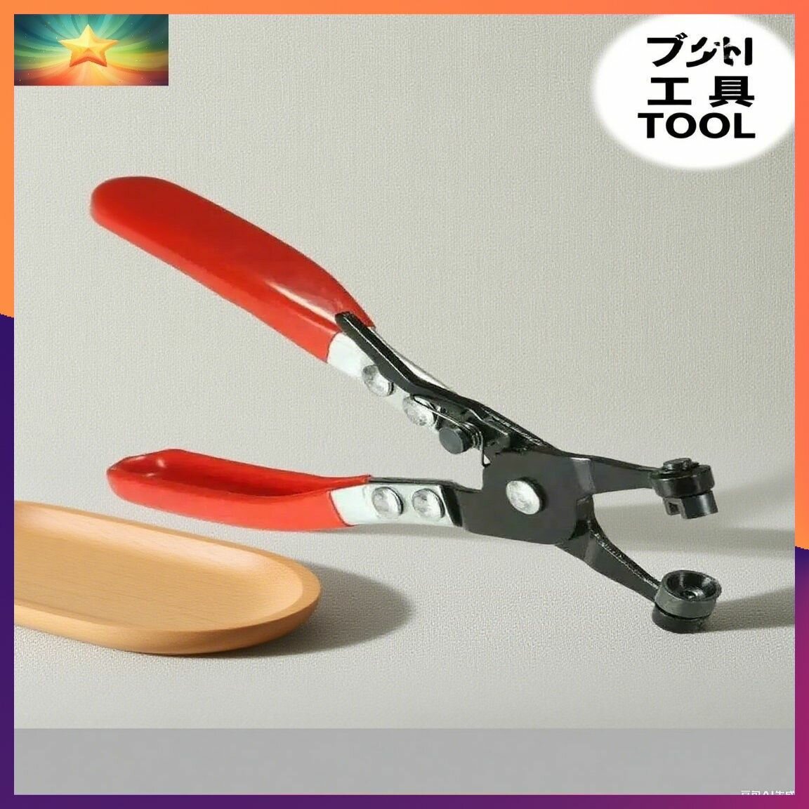 Клещи-съёмник для пружинных хомутов 22 см — инструмент для снятия и установки самозажимных хомутов в авто и быту