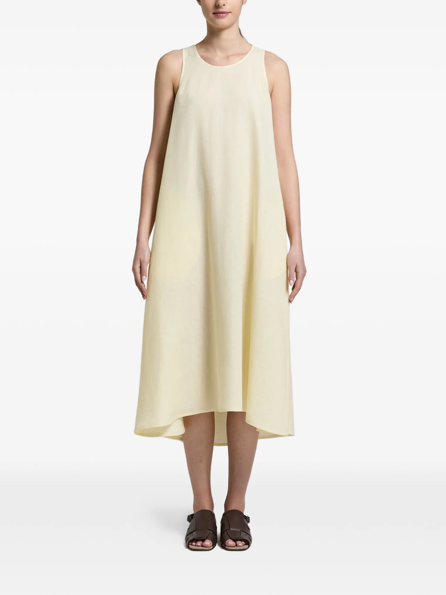 Платье Linen sleeveless midi dress