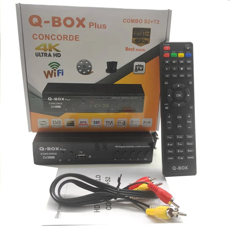 BEESHI Q-BOX Plus Спутниковый ресивер No Wifi