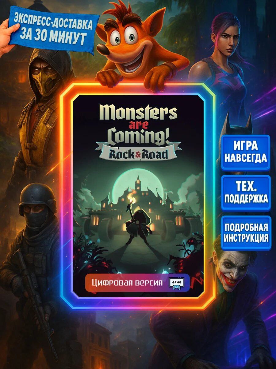 Monsters are Coming! Rock & Road Цифровая версия игры | Доставка на почту