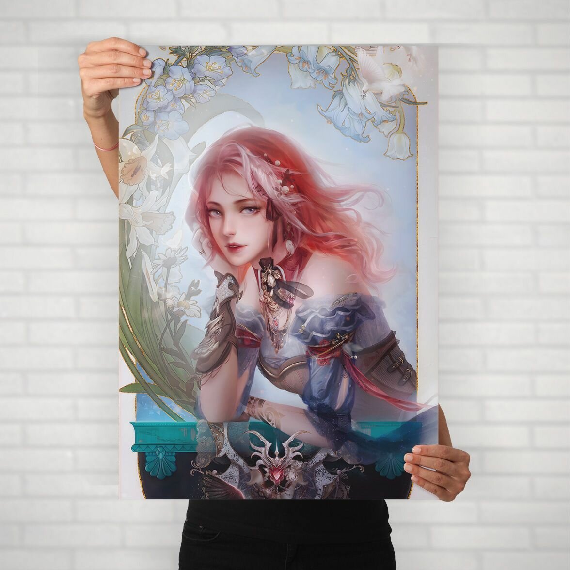 Плакат на стену для интерьера Дивайнити (Divinity - Лоусе 3) - Постер по игре стратегии Divinity формата А2 (42x60 см)