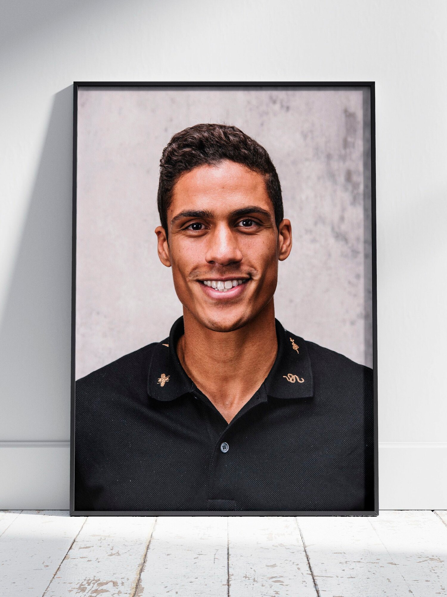 Плакат на стену для интерьера Реал Мадрид (Рафаэль Ксавье Варан - Raphael Varane 4) - Постер по спорту и физической активности формата A4 (21x30 см)